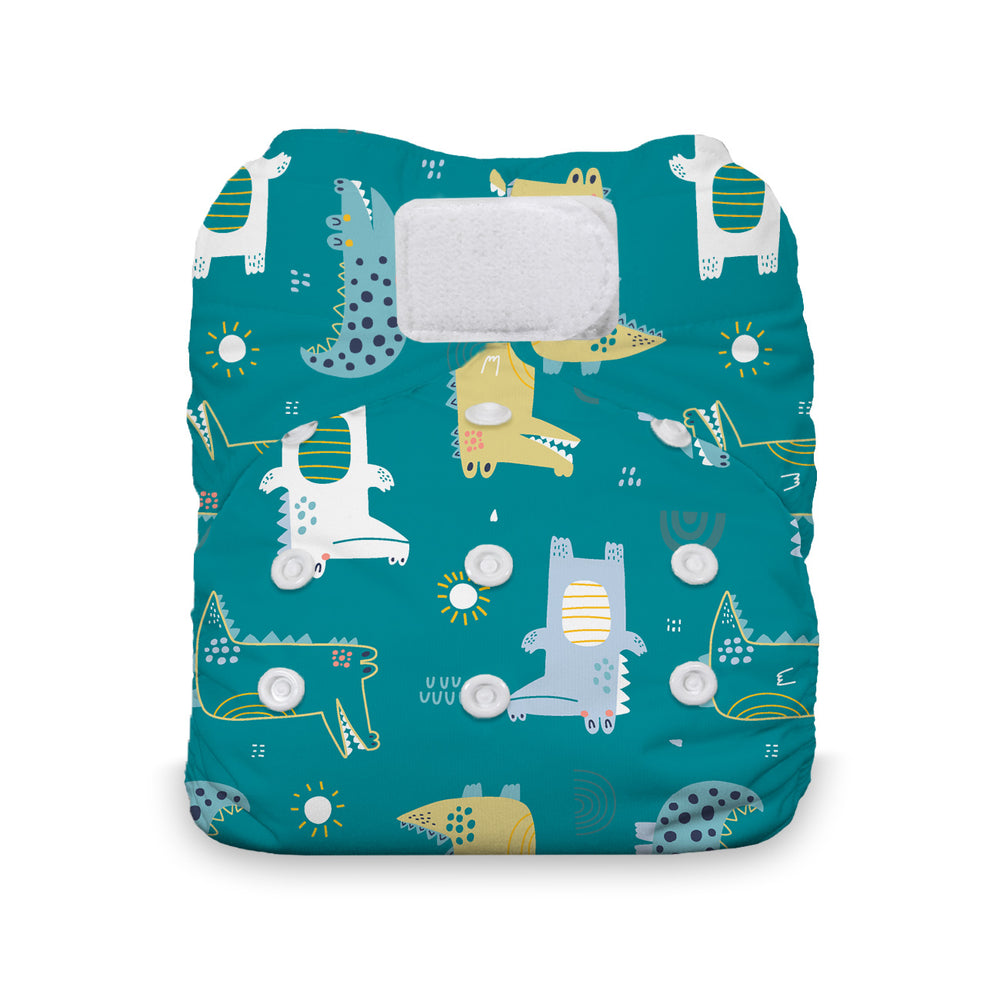 Thirsties Natural One-Size All-in-One Diaper - Hook and Loop – Green ...