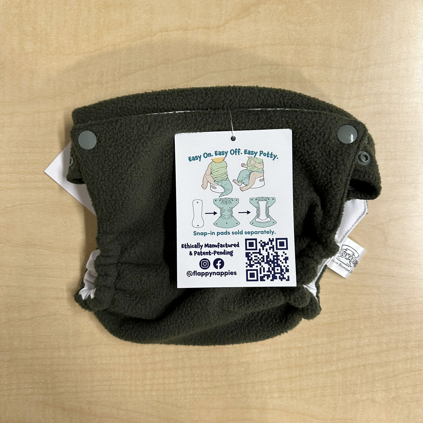Flappy Nappies All-in-Two Diaper Cover – Green Mountain Diapers